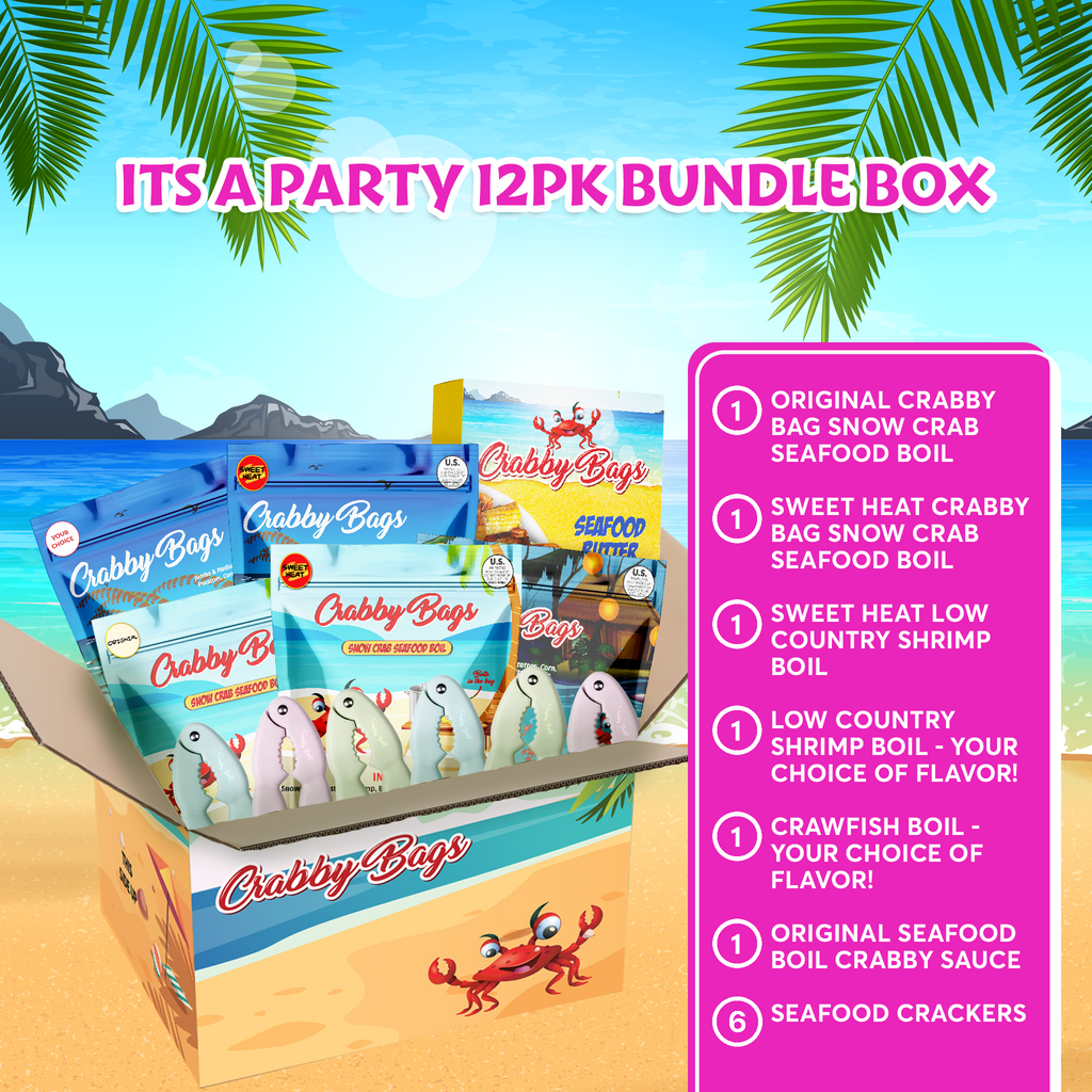 Crabby Bundles | Save 25% on Crabby Bags - Your Ultimate Seafood Boil